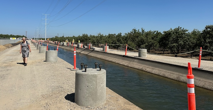 Construction begins on new Central Valley solar project for canals