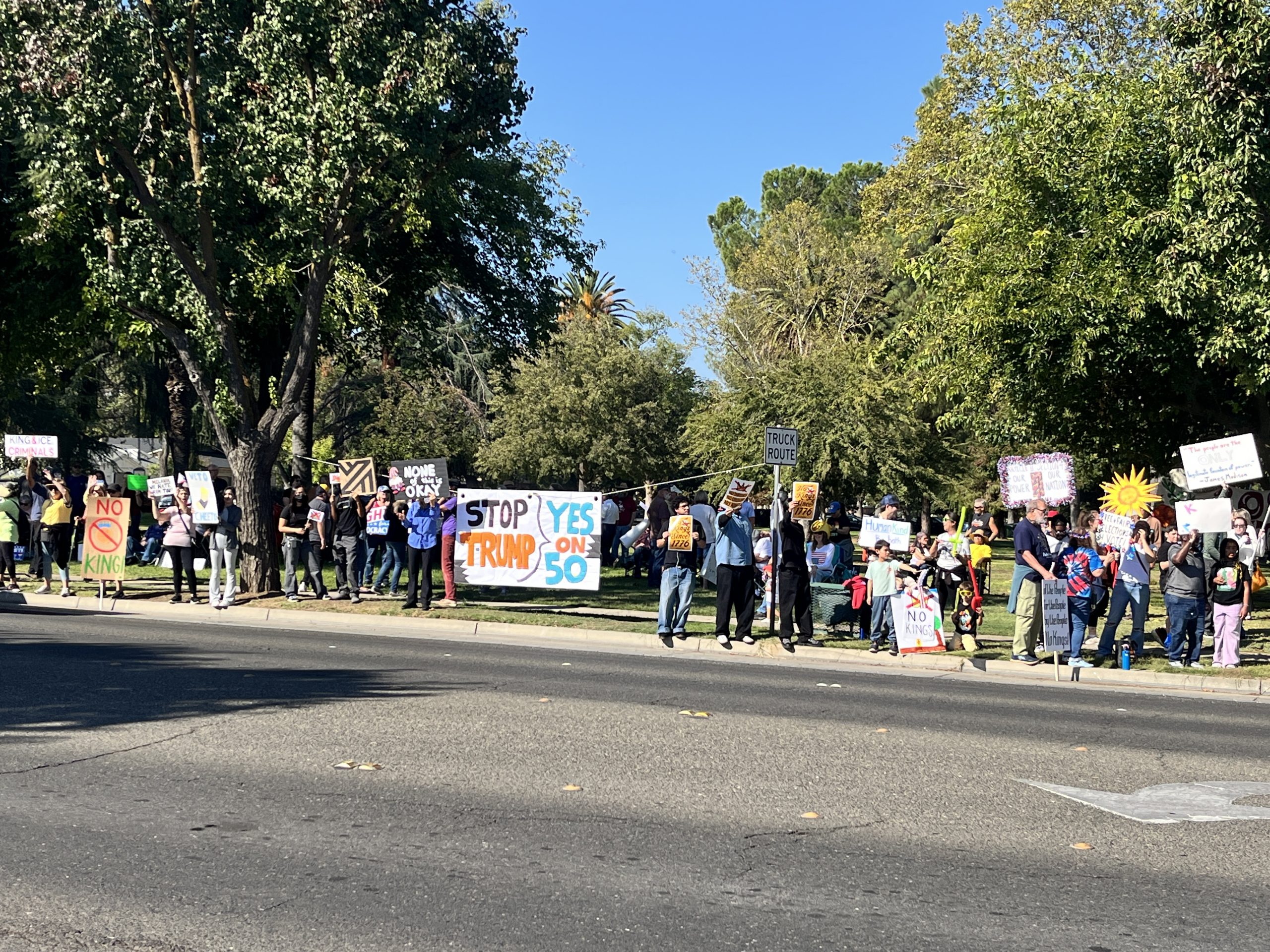 No Kings protests in Merced, Modesto draw thousands